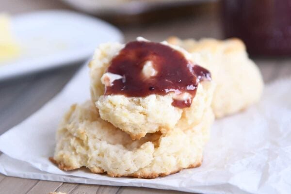 The Best Cheesy Garlic Drop Biscuits | Mel's Kitchen Cafe