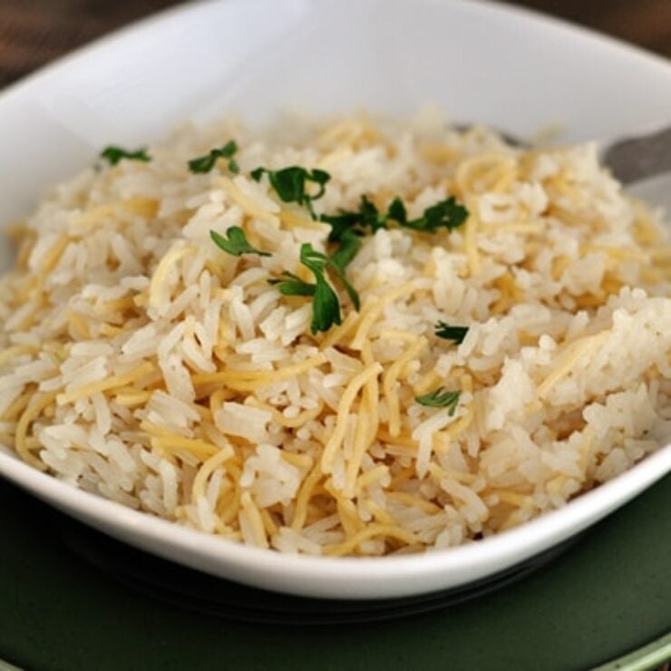 Simple Rice Pilaf {Easy Side Dish} | Mel's Kitchen Cafe