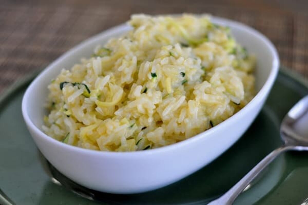 Cheesy Zucchini Rice | Mel's Kitchen Cafe