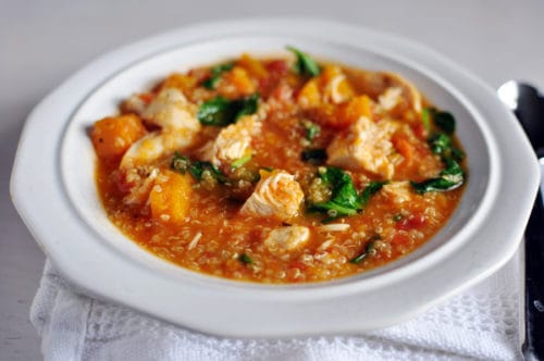 Chicken and Butternut Squash Quinoa Stew