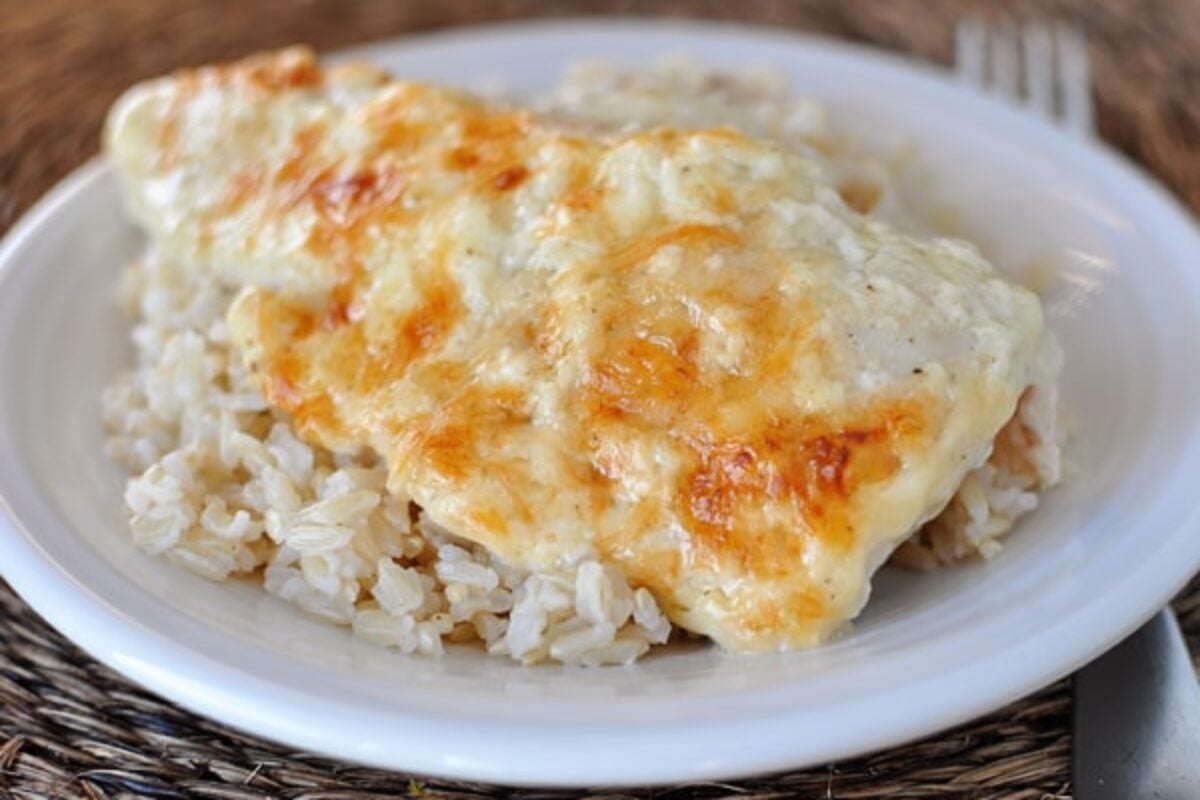 Swiss Chicken Bake With Homemade Sauce | Mel's Kitchen Cafe