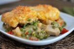 Confetti Chicken Bake with Biscuit Topping | Mel's Kitchen Cafe