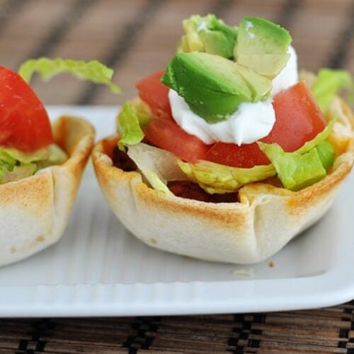 Homemade Mini Taco Cup Recipe | Mel's Kitchen Cafe