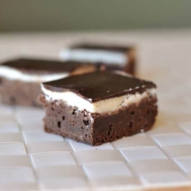 Magical Layered Browned Butter Brownies | Mel's Kitchen Cafe
