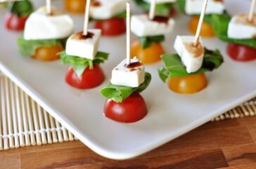 Quick and Tasty Caprese Skewers - Mel's Kitchen Cafe