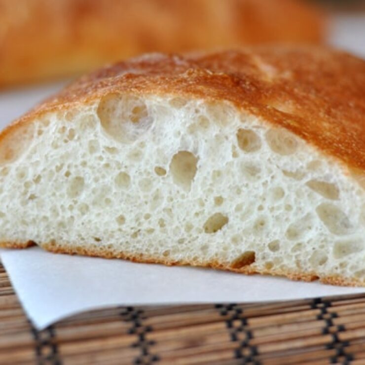 Homemade Ciabatta Bread {And the Best Garlic Bread on Earth}