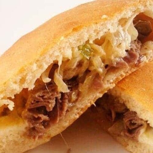 Philly Cheesesteak Calzone Recipe | Mel's Kitchen Cafe