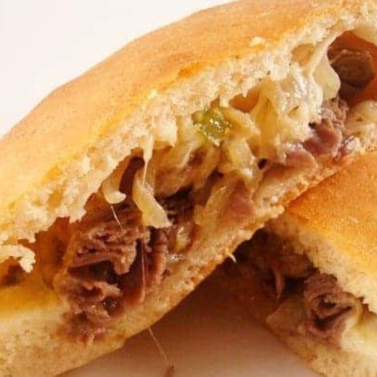 Philly Cheesesteak Calzone Recipe | Mel's Kitchen Cafe