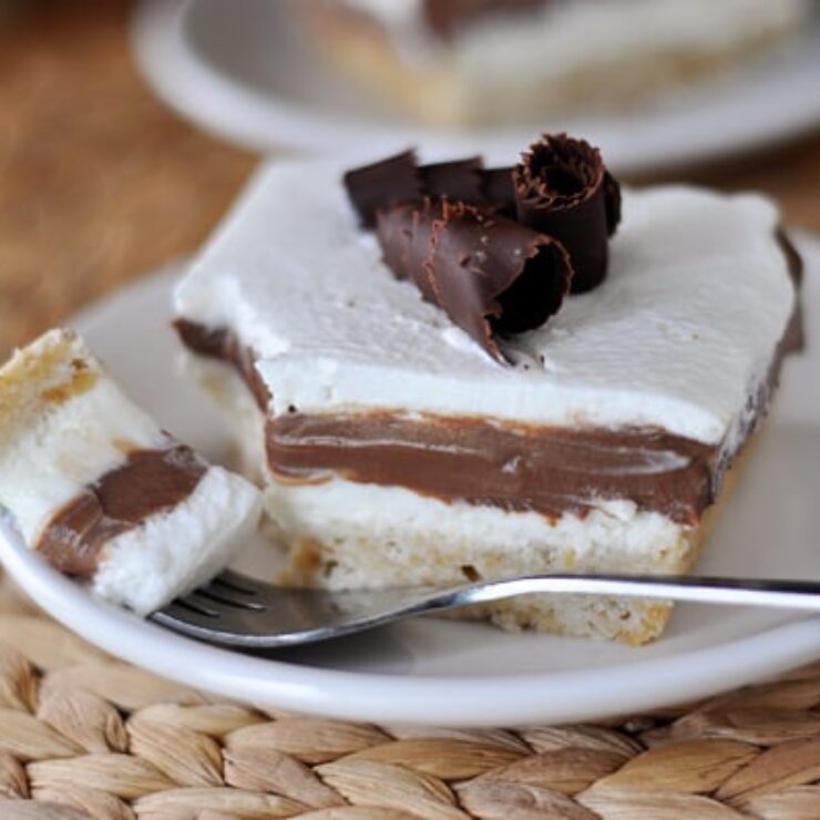 Robert Redford Dessert {Layered Pudding Dessert} | Mel's Kitchen Cafe