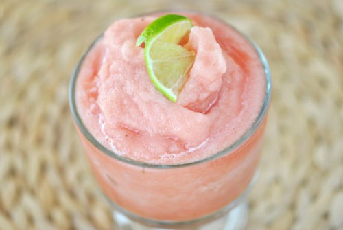 Watermelon Frosty {And How To Cut A Watermelon} | Mel's Kitchen Cafe
