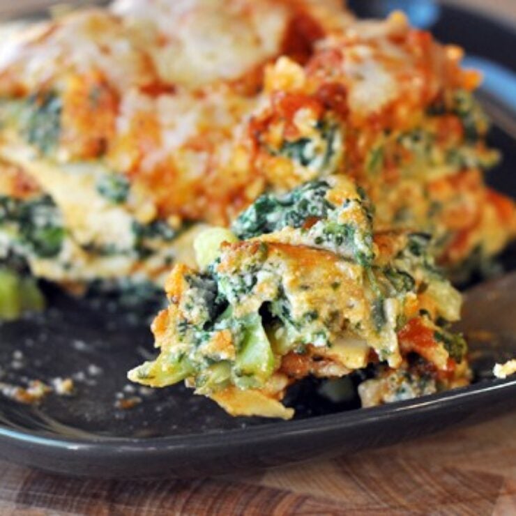 Lasagna Primavera {Full of Veggies} | Mel's Kitchen Cafe