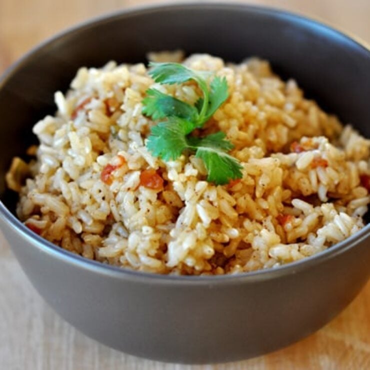 Oven Baked Brown Spanish Rice | Mel's Kitchen Cafe