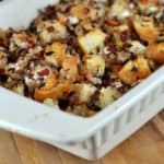Wild Rice and Creamy Goat Cheese Stuffing - Mel's Kitchen Cafe