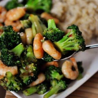 Stir-Fried Broccoli with Brown Rice