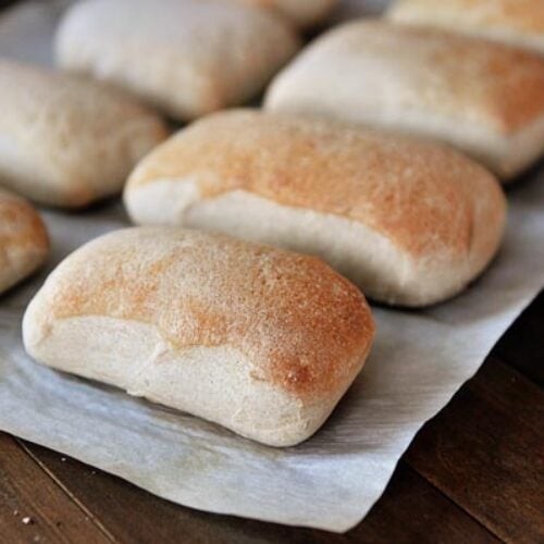 Chewy Italian Rolls {Step-by-Step} | Mel's Kitchen Cafe