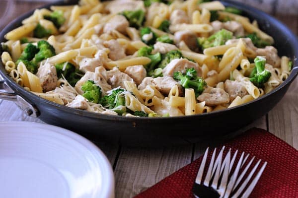 Lemon Chicken Pasta with Broccoli