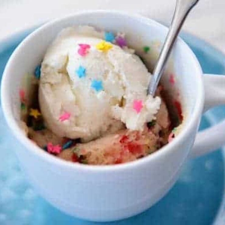 Funfetti Mug Cake | 90 Seconds | Mel's Kitchen Cafe