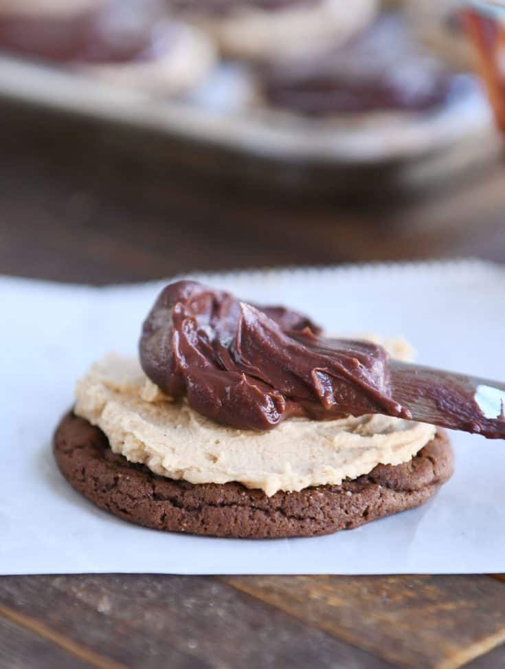 Chocolate Peanut Butter Buckeye Cookies - Mel's Kitchen Cafe