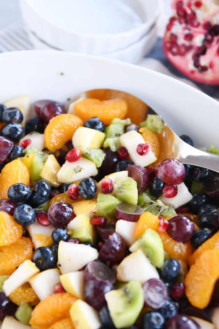 Easy Winter Fresh Fruit Salad - Mel's Kitchen Cafe
