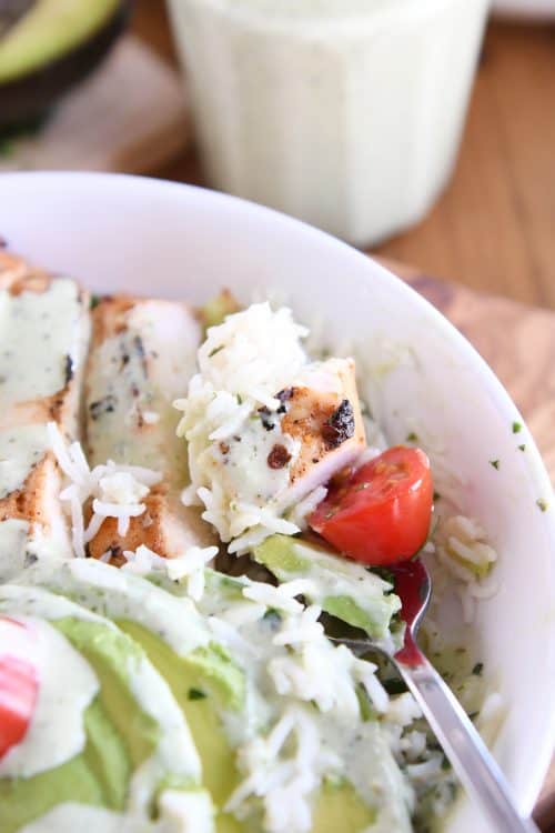 Honey Chipotle Lime Chicken Bowls - Mel's Kitchen Cafe