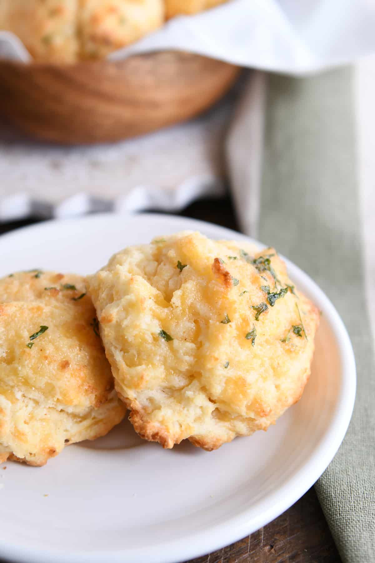 The Best Cheesy Garlic Drop Biscuits | Mel's Kitchen Cafe