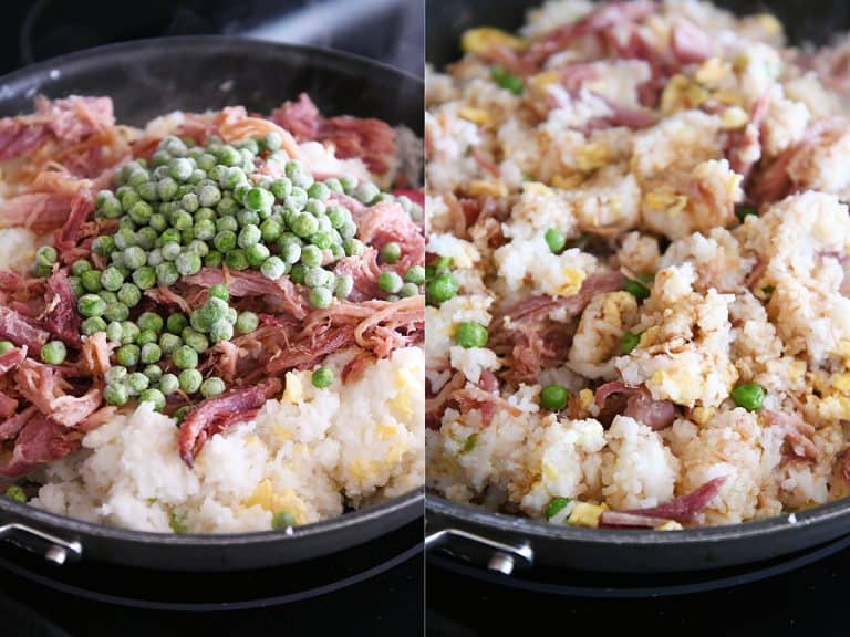 My Go-To Fried Rice Recipe {Easy Ham Fried Rice} - Mel's Kitchen Cafe