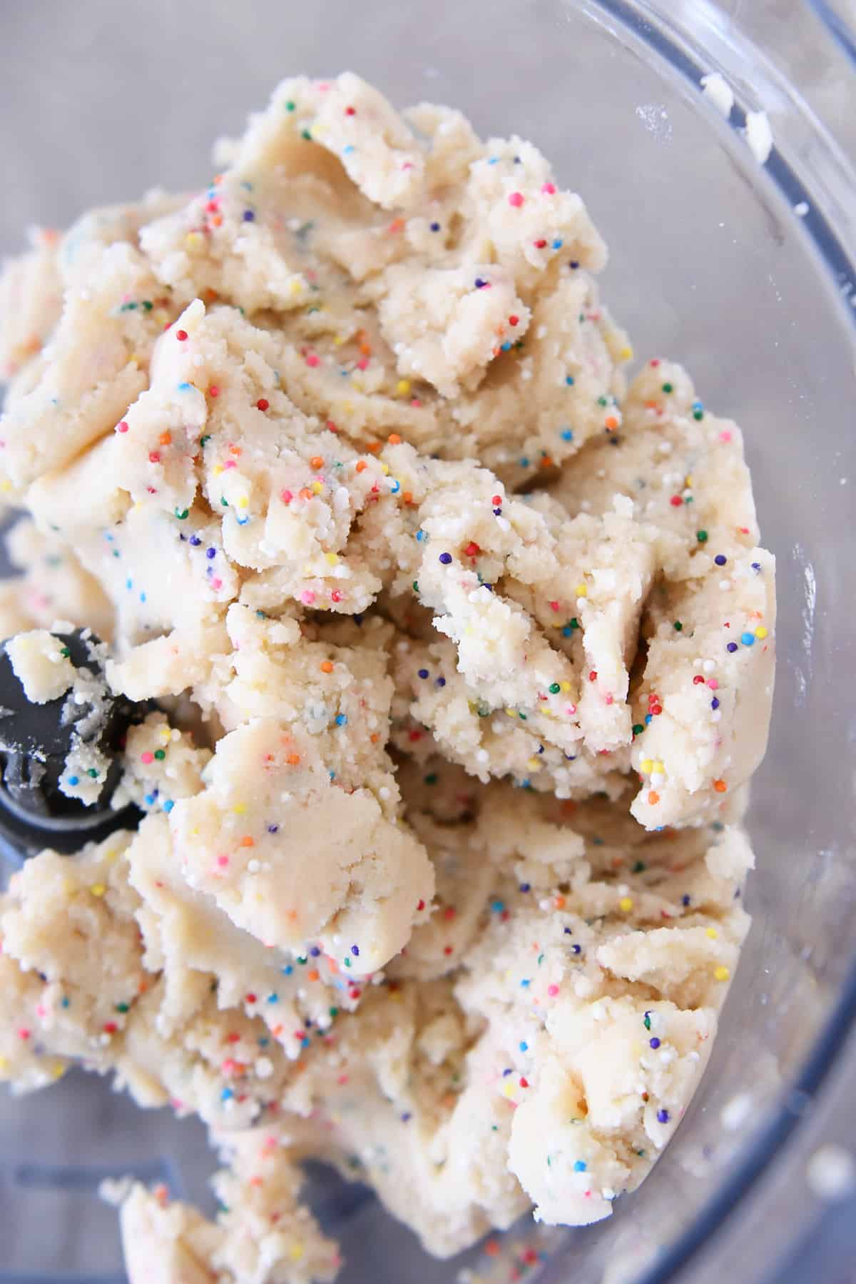 Quick and Easy Funfetti Shortbread Bites {Egg-free}