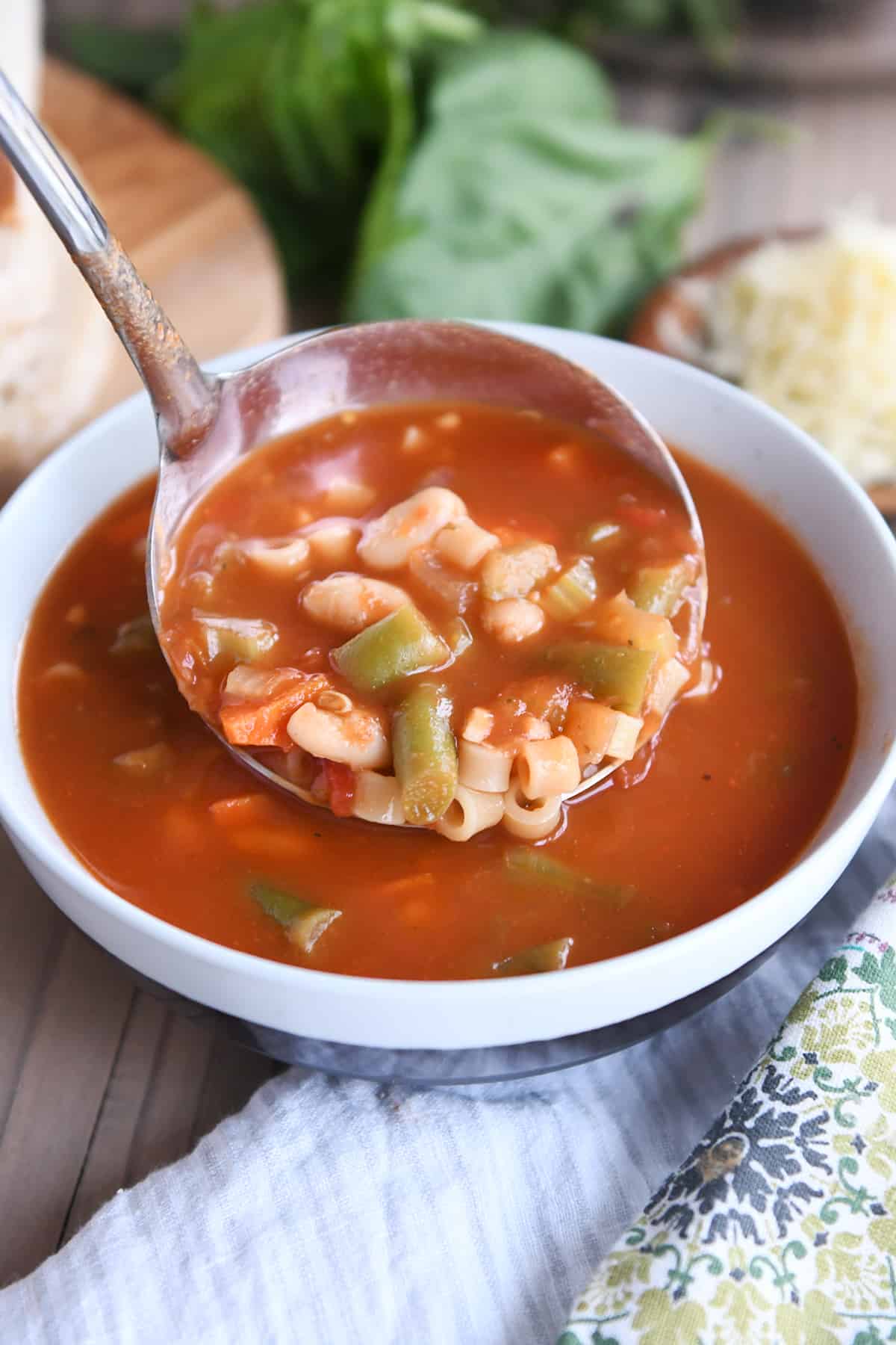 Classic Minestrone Soup Recipe | Mel's Kitchen Cafe