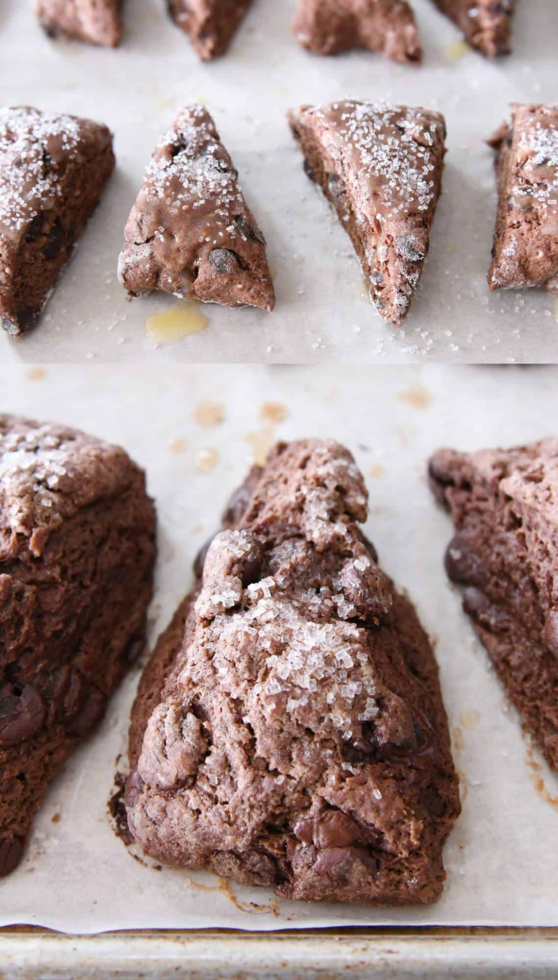 Triple Chocolate Scones Recipe | Mel's Kitchen Cafe