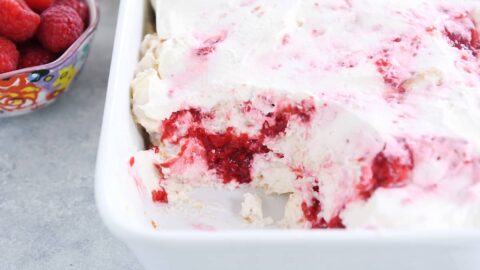 Russian Cream with Berries Dessert