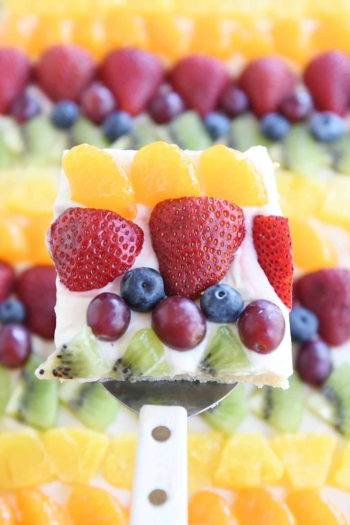 The Best Fruit Pizza Recipe | Cream Cheese Frosting | Mel's Kitchen Cafe