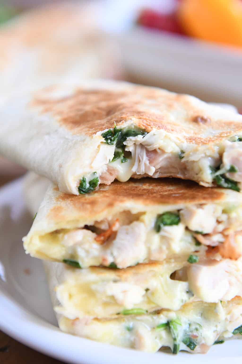 Crispy Chicken Bacon Ranch Wraps - Mel's Kitchen Cafe