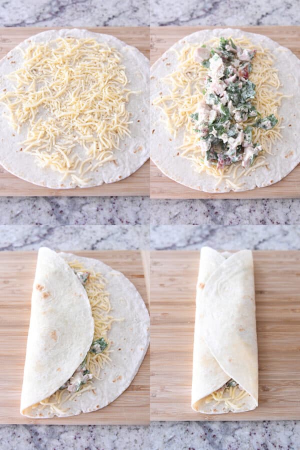 Crispy Chicken Bacon Ranch Wraps - Mel's Kitchen Cafe