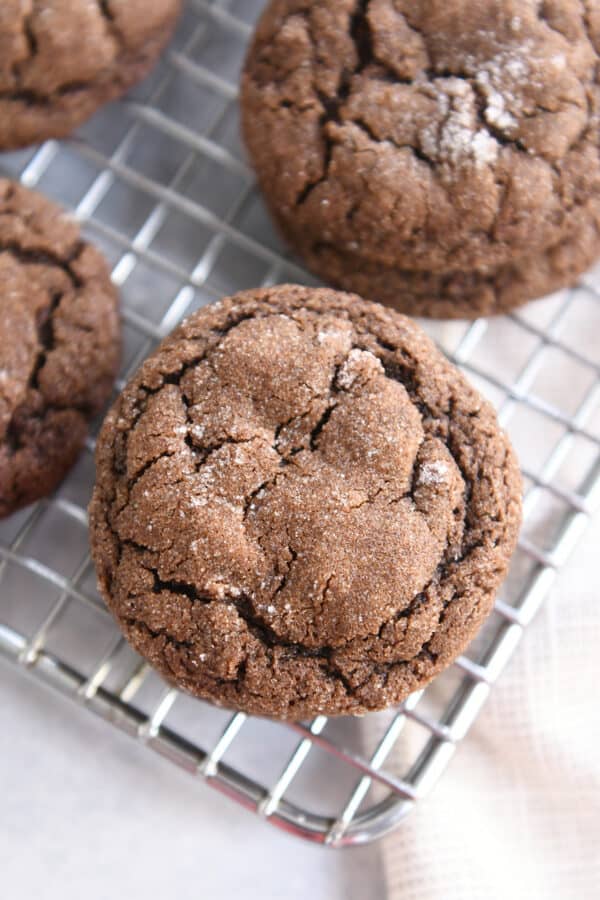 Soft and Chewy Chocolate Ginger Molasses Cookies - Mel's Kitchen Cafe