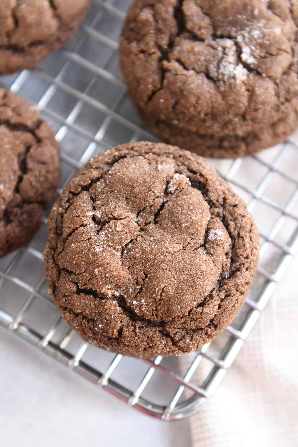 Soft and Chewy Chocolate Ginger Molasses Cookies - Mel's Kitchen Cafe
