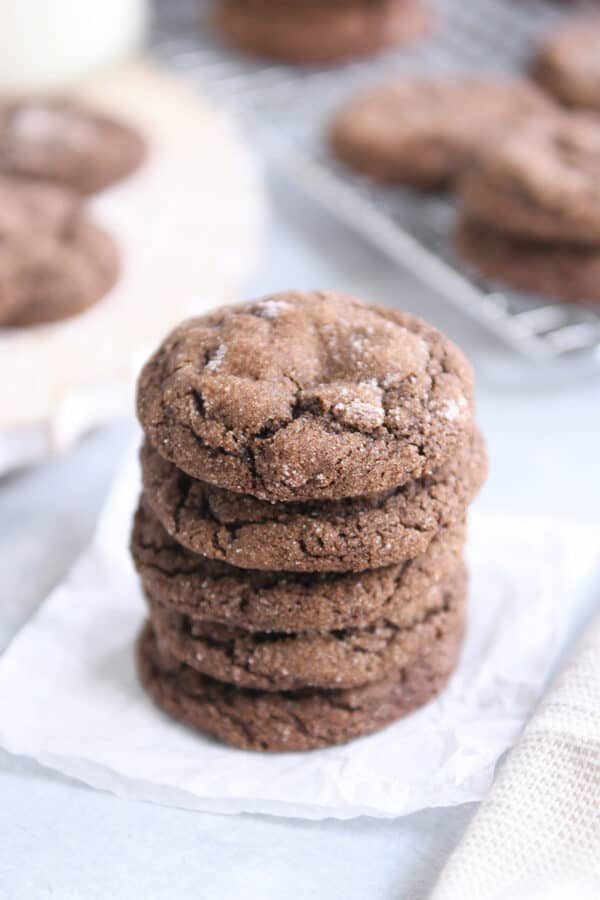 Soft and Chewy Chocolate Ginger Molasses Cookies - Mel's Kitchen Cafe