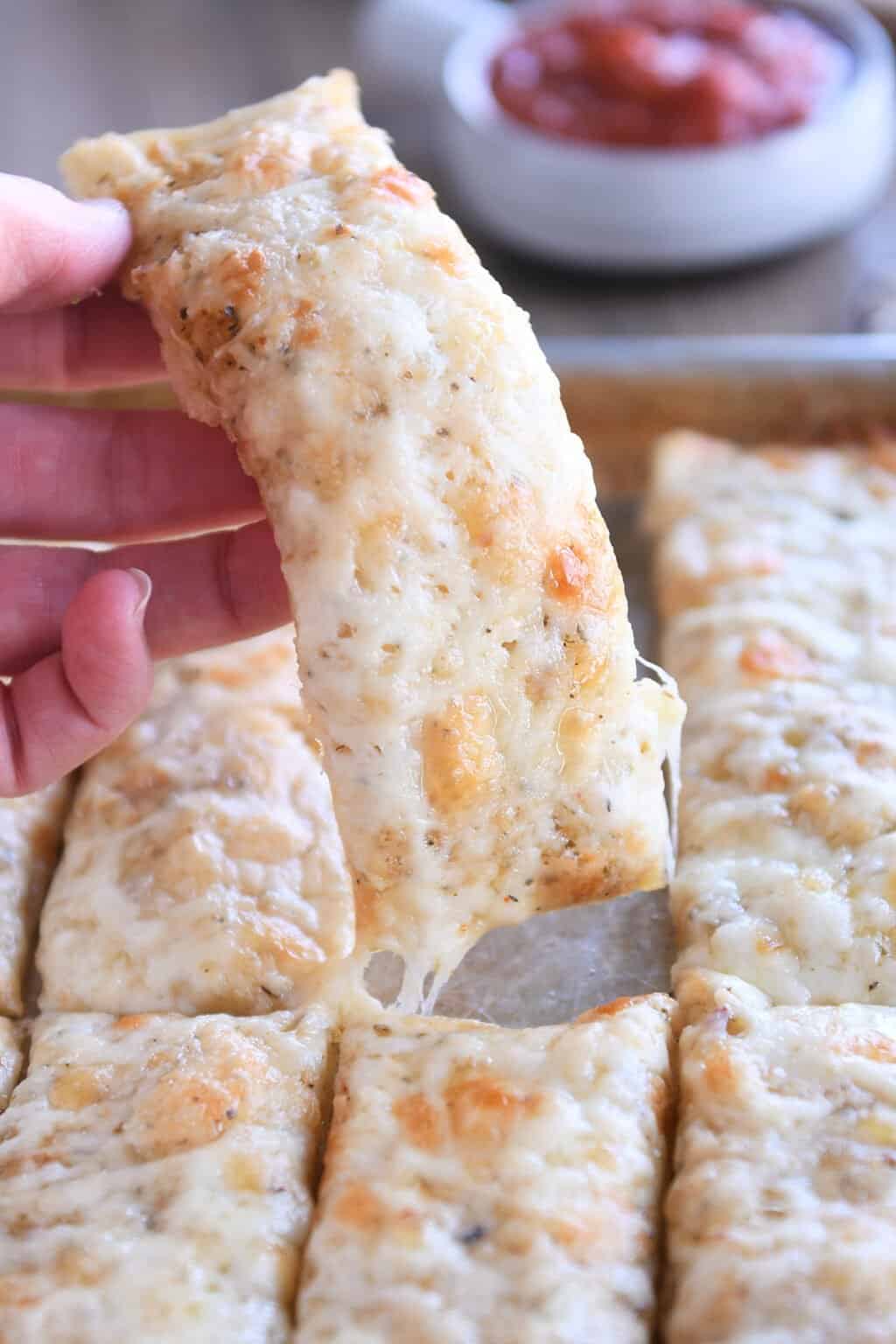 Easy Cheesy Breadsticks - Mel's Kitchen Cafe
