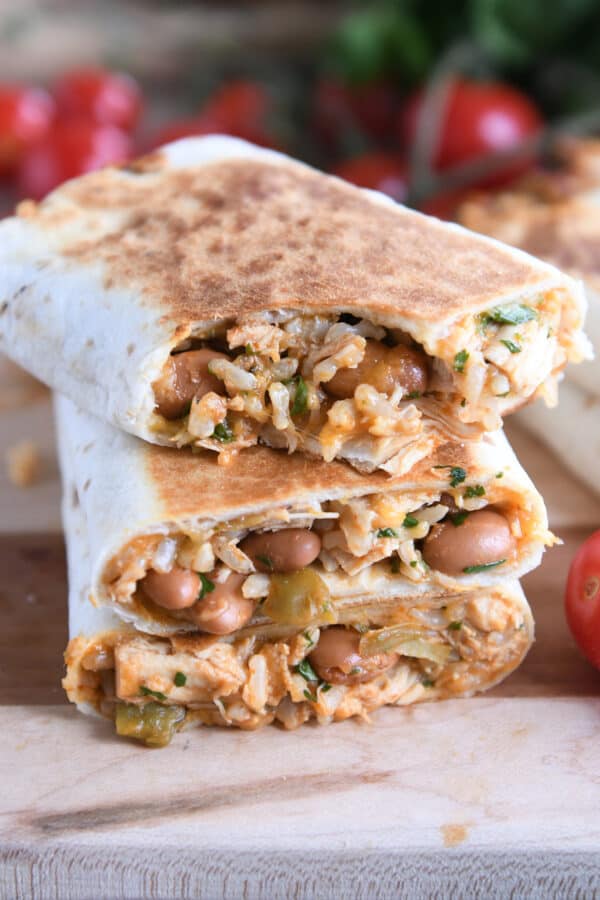Crispy Chicken Enchilada Wraps - Mel's Kitchen Cafe