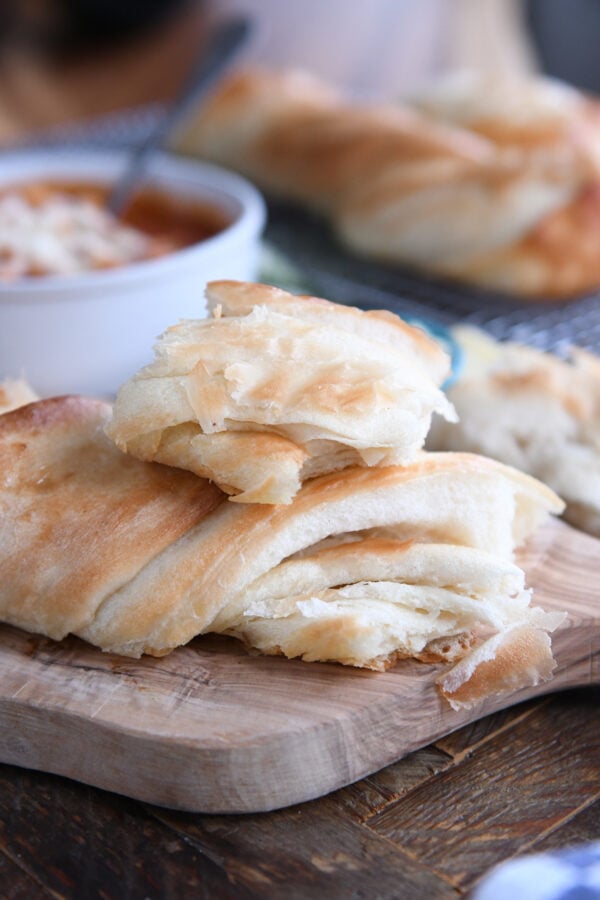 Easy Twisted Croissant French Bread - Mel's Kitchen Cafe