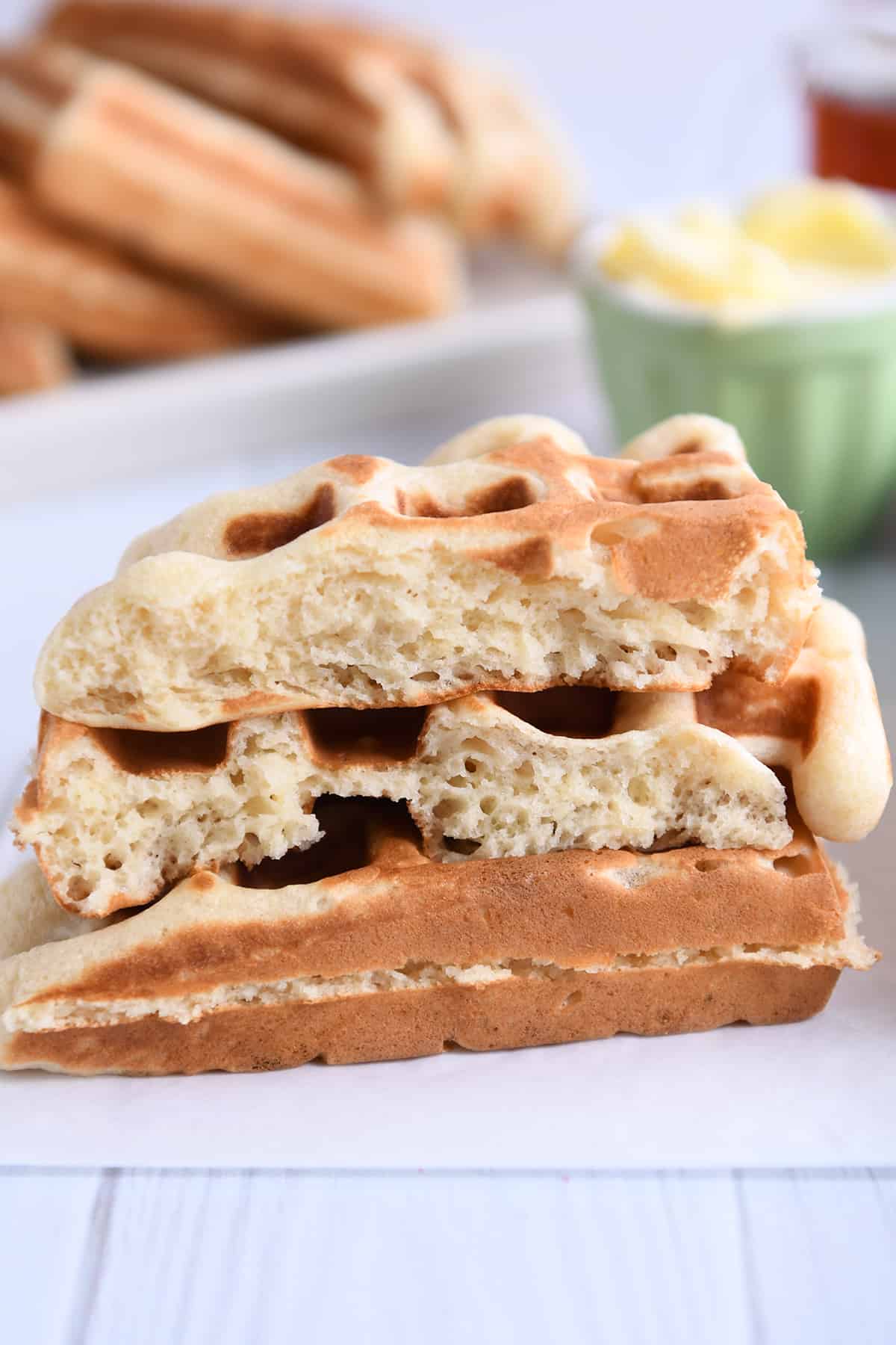 Quick Yeasted Waffles - Mel's Kitchen Cafe