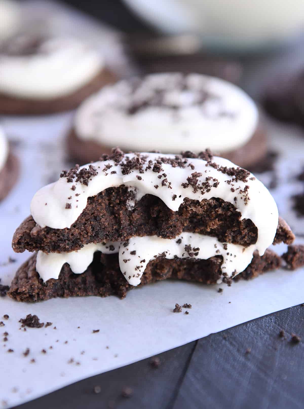 Chocolate Oreo Crumbl Cookies - Mel's Kitchen Cafe