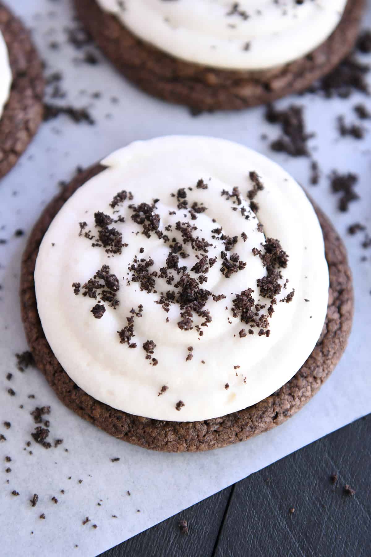 Chocolate Oreo Crumbl Cookies - Mel's Kitchen Cafe