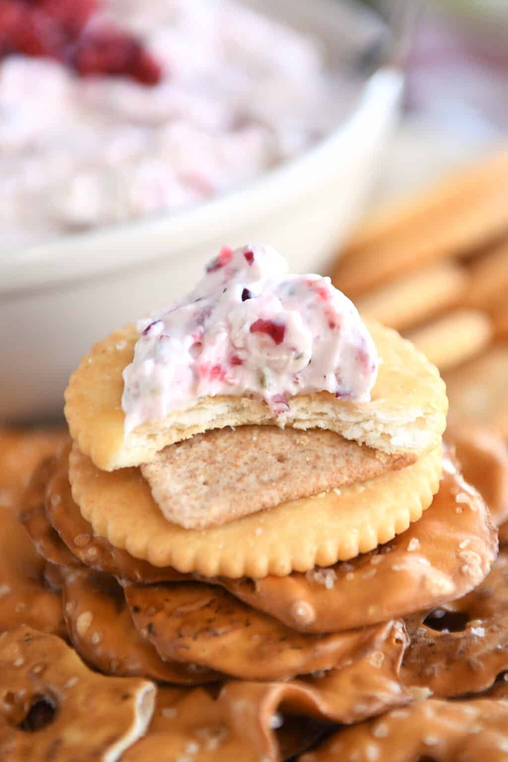 Creamy Cranberry Jalapeño Dip - Mel's Kitchen Cafe