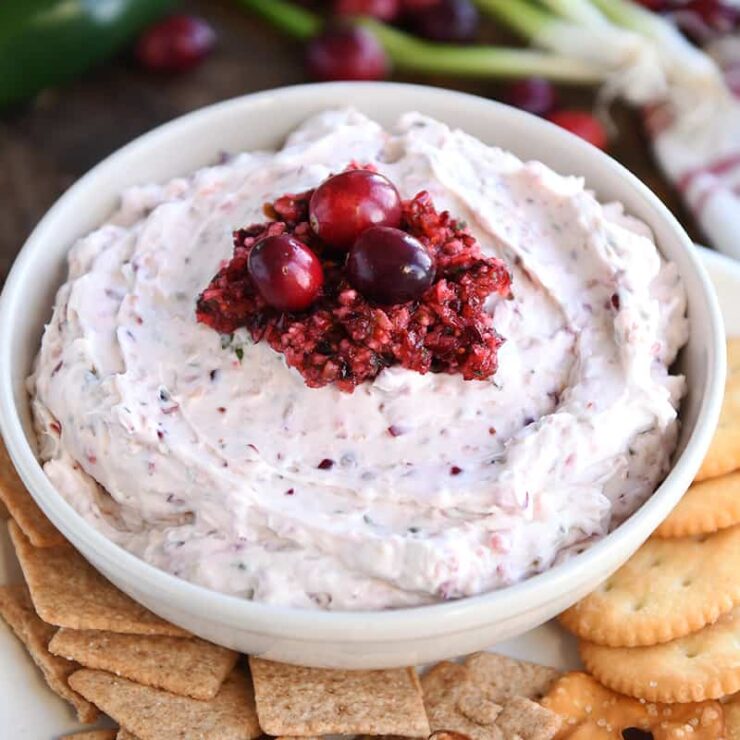 Creamy Cranberry Jalapeño Dip - Mel's Kitchen Cafe
