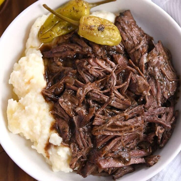 Mississippi Pot Roast {From-Scratch/Packet-Free} - Mel's Kitchen Cafe