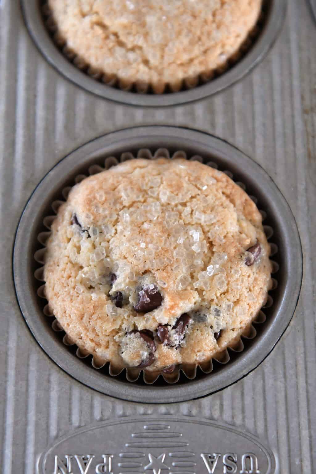 Brown Butter Chocolate Chip Muffins - Mel's Kitchen Cafe