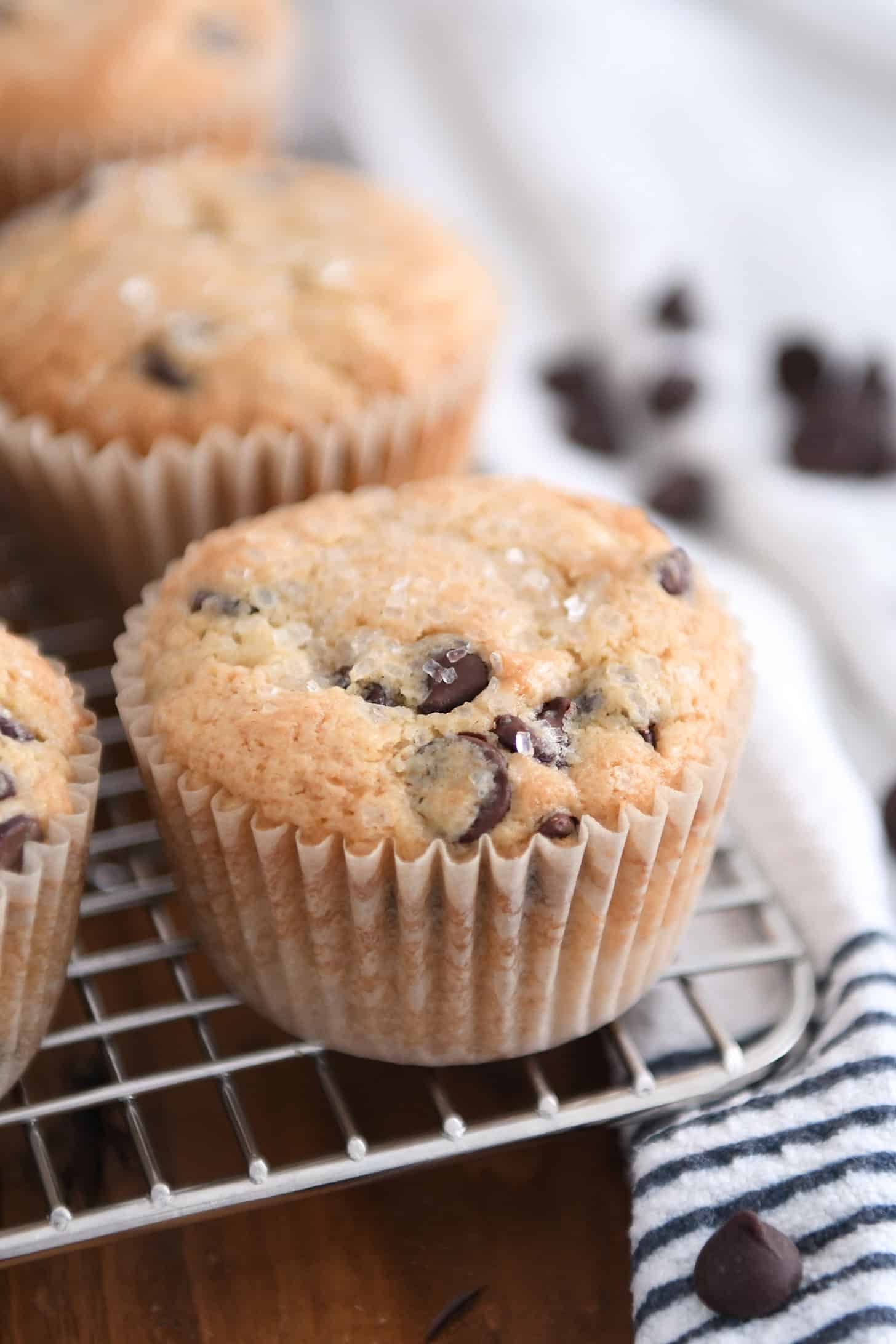 Brown Butter Chocolate Chip Muffins - Mel's Kitchen Cafe