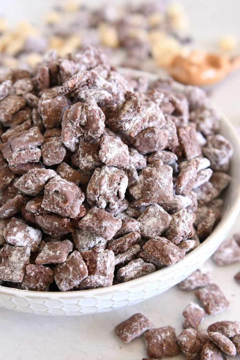 The Very Best Puppy Chow {Muddy Buddies} - Mel's Kitchen Cafe