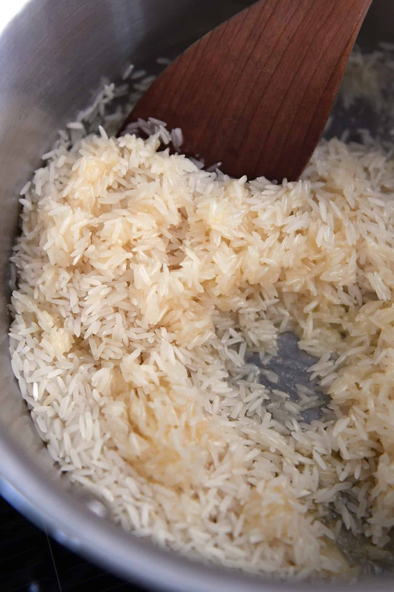 Garlic Butter Rice - Mel's Kitchen Cafe