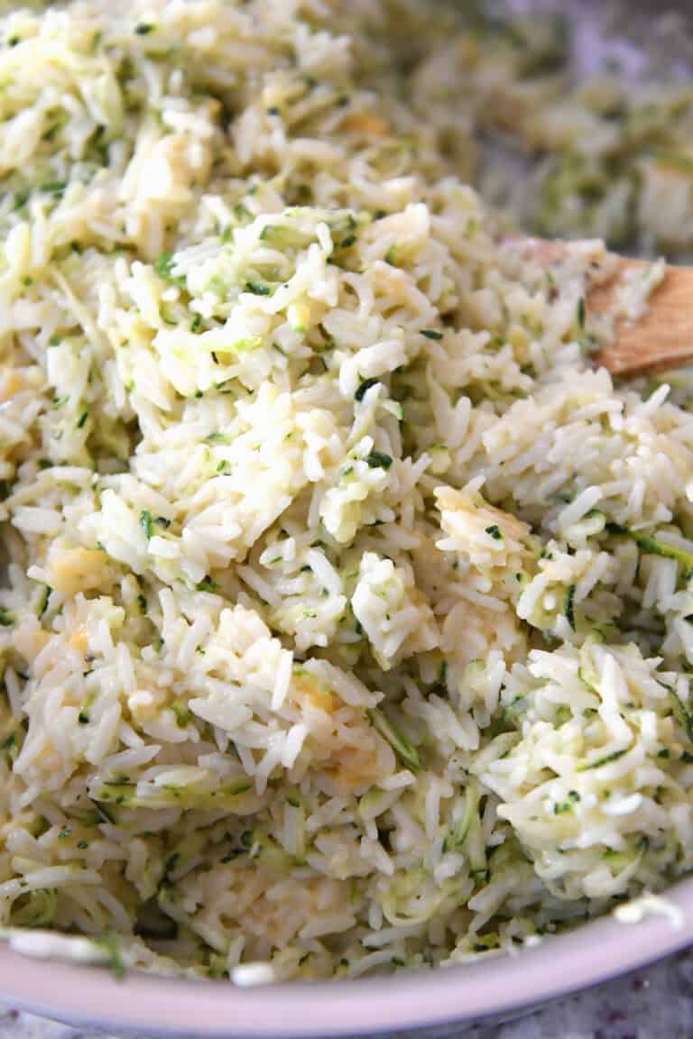 Cheesy Zucchini Rice | Mel's Kitchen Cafe